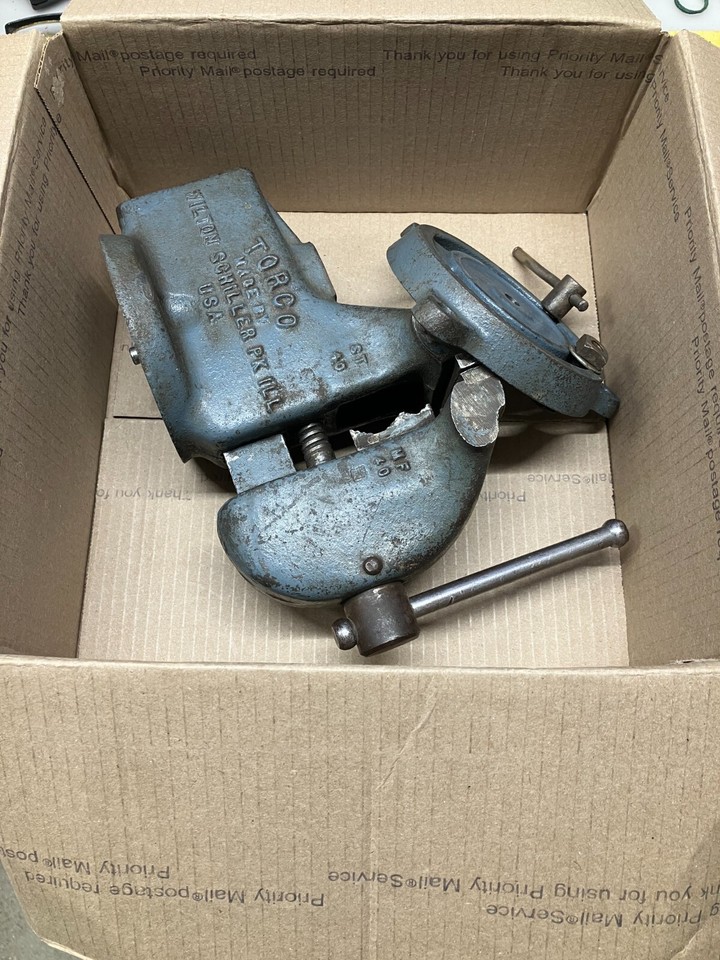 Vintage Wilton Torco 40 Vise Vice 4" Swivel Base Schiller Pk IL USA ...