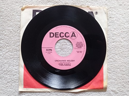 45T 7" JOHN WAKELY "Unchained melody" DECCA 32396 USA 1968 - | eBay