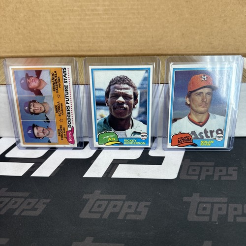 1981 Topps Baseball Complete Set (1-726) Rose, Henderson, Ryan, Jackson ...