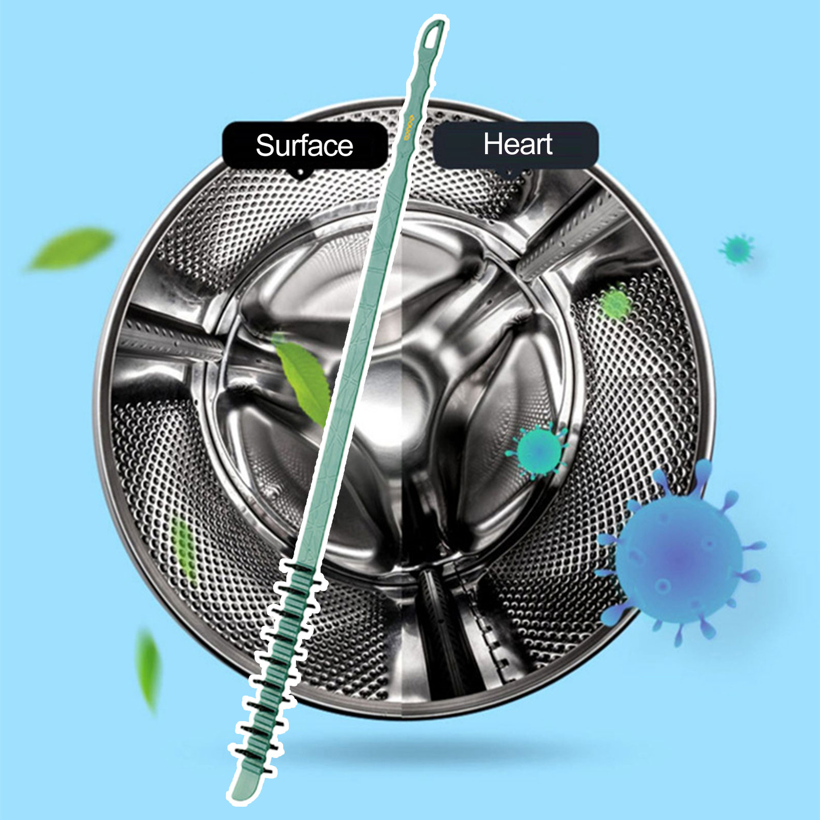 Gap Cleaning Brush High Efficiency Cleaning Washing Machine Cleaning ...