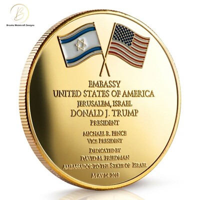 US Embassy Jerusalem Israel Challenge Coin | eBay