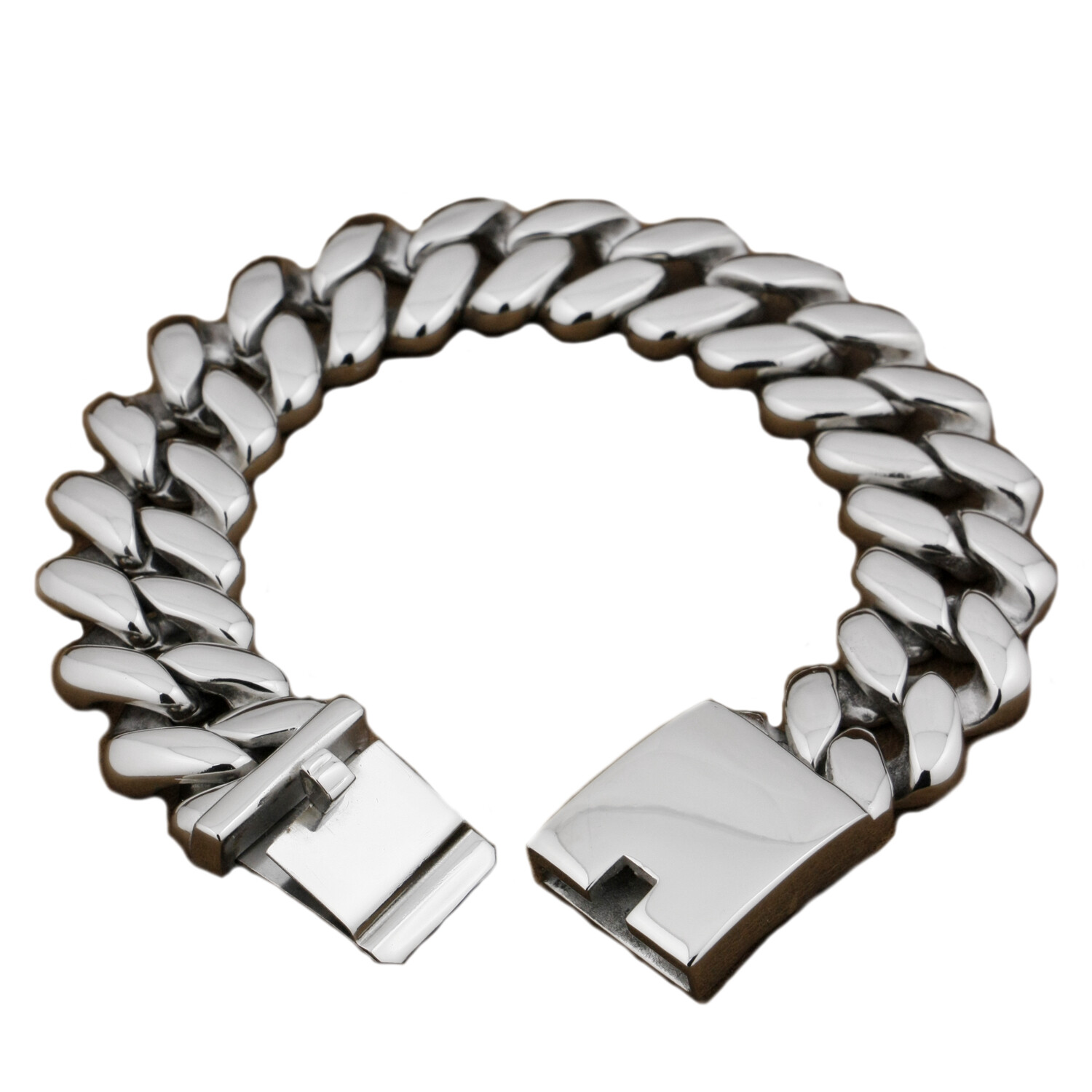 Stainless Steel Huge Link Chain Biker Rock Bracelet Punk Jewelry 5D007D ...