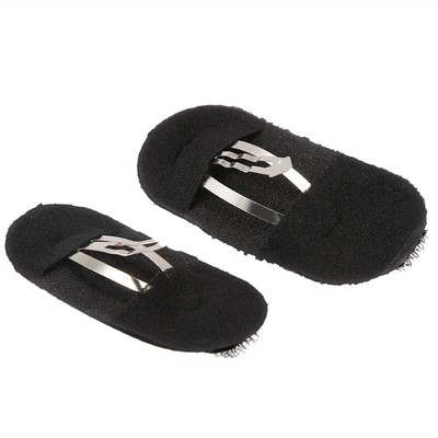 2 Pcs Black Sponge Volume Bumpit Padding Bun Updo F4B81939 | eBay