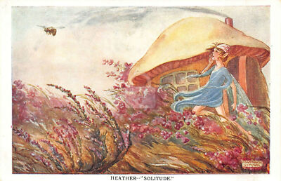 Constance Symonds Heather-Solitude Flower Fairies Postcard Copy | eBay