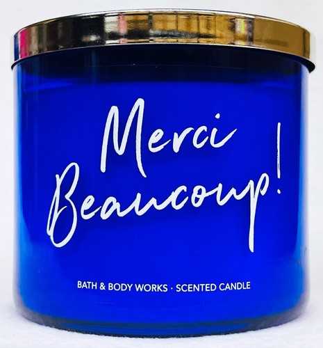 1 Bath & Body Works MERCI BEAUCOUP CAPRI CITRON Scented 3-Wick Candle ...