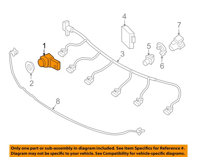 Parking Backup Back up Reverse Distance-sensor 00090556049999 for sale ...