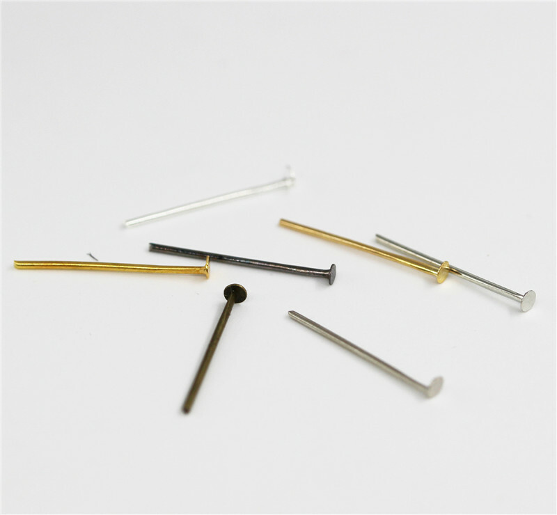 DIY 16-70MM Silver Alloy Plated Flat Pins Jewellery Making Findings ...