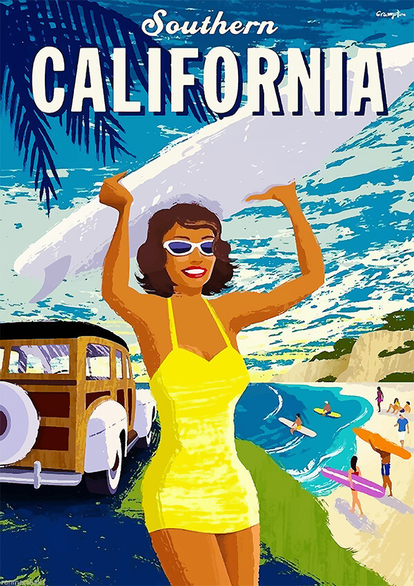 VINTAGE TRAVEL POSTERS - Classic Prints - A4 A3 A2 - Home Wall Art ...