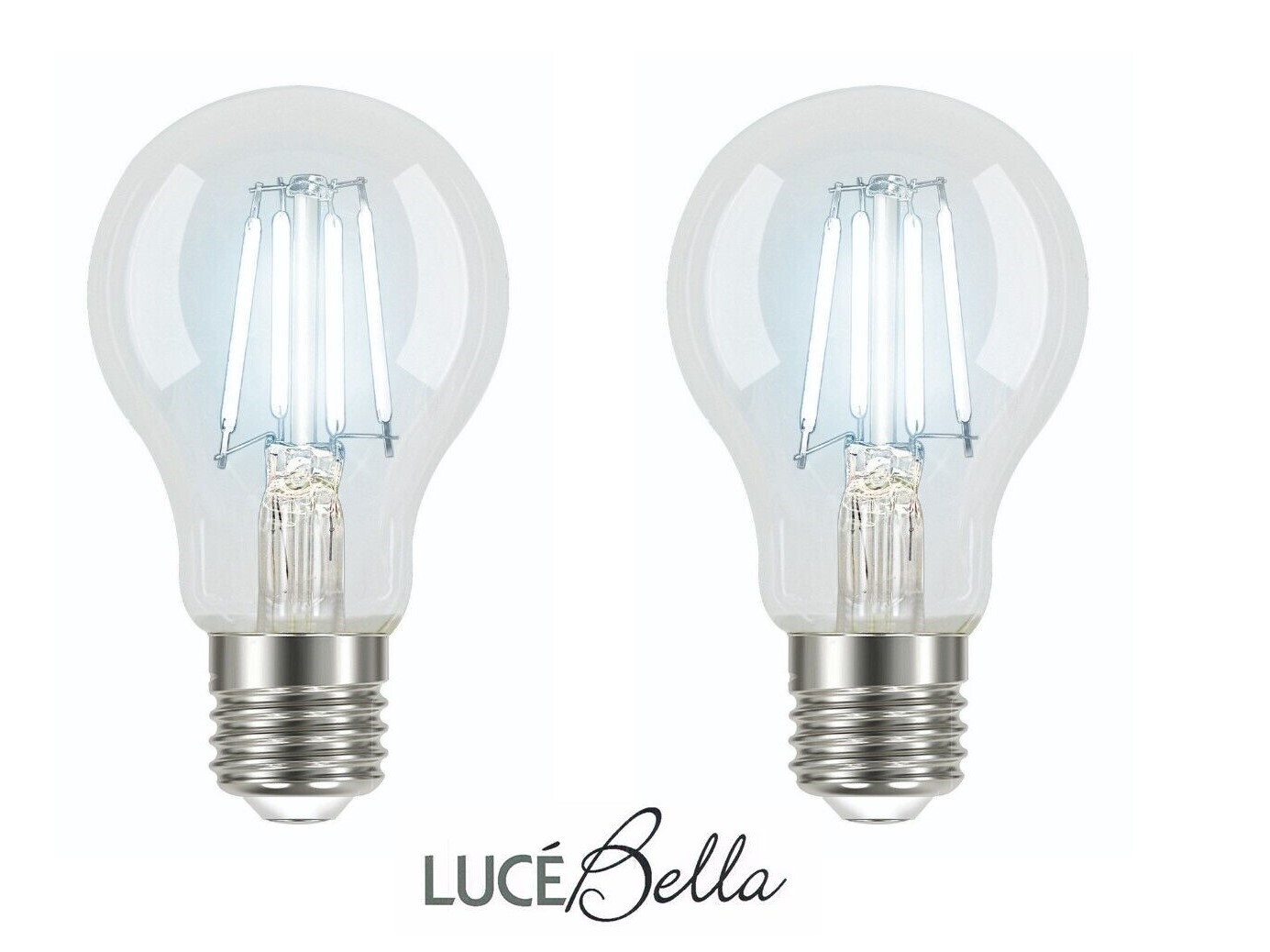 Luce Bella 4W E27 LED Light Globes Bulbs Cool White 4000K 450 Lumen ...