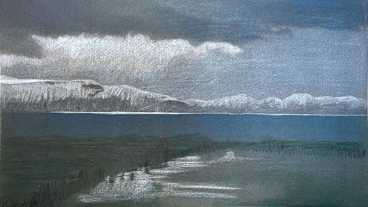 Lake Drawing Color