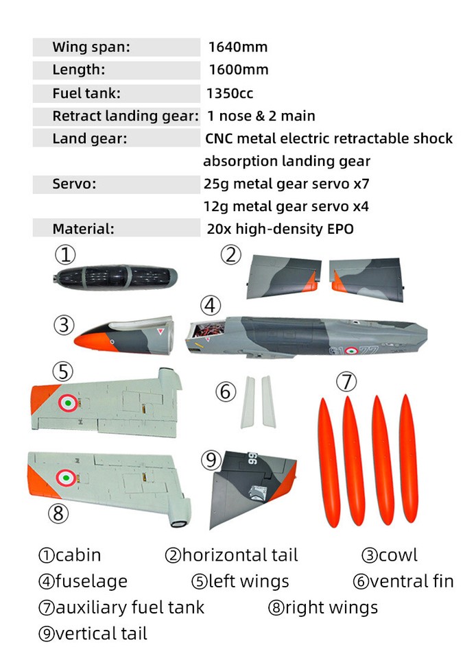 RC Fix Wing Airplane Remote Control Aircarft Toy RC Turbine Jets Radio ...