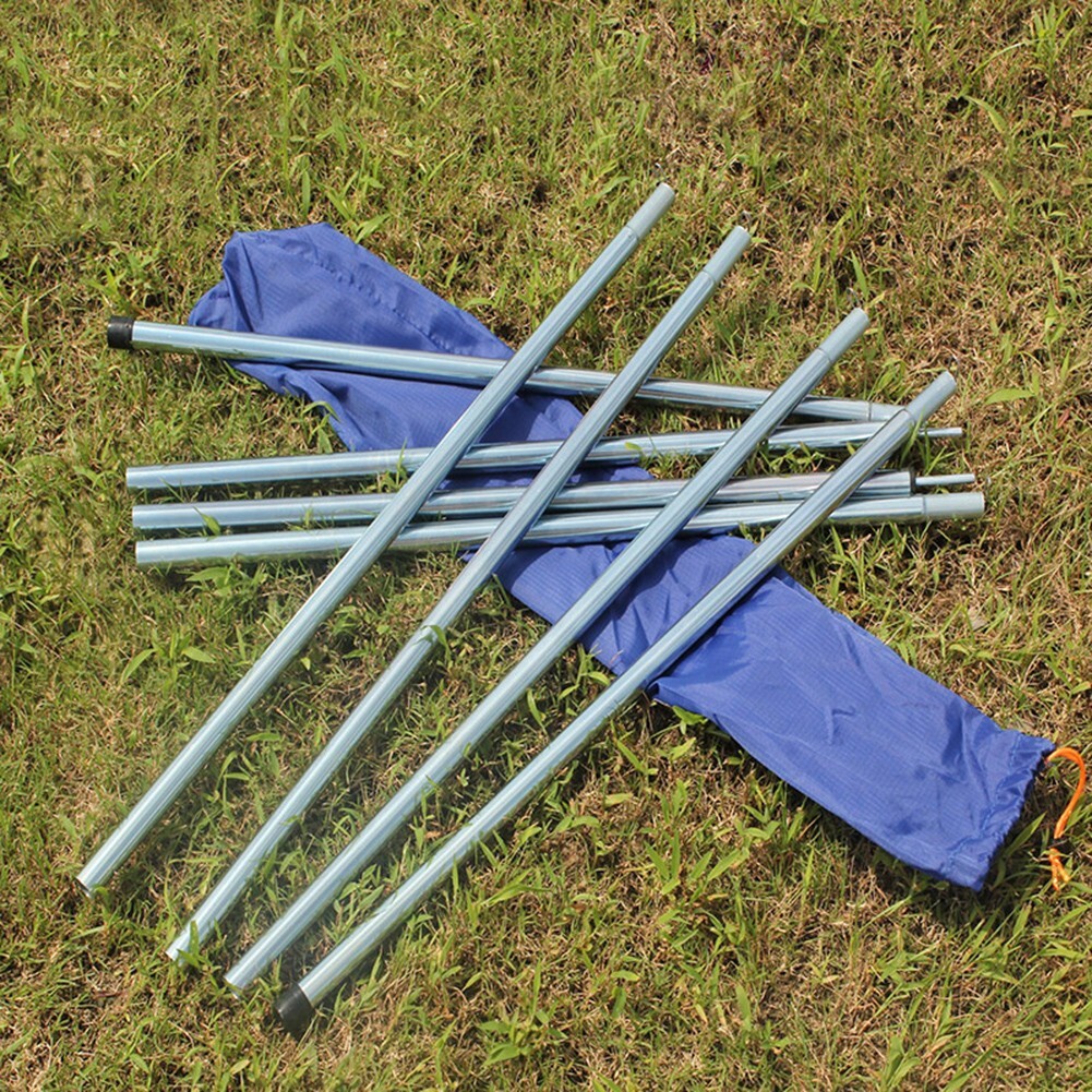 Durable Canopy Tarp Poles Set of 2 Convenient Support Rods for Outdoor ...