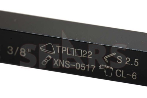 3/8 x 3-1/2" RH CTAP R-06-2J Indexable Turning Tool Holder TPG Insert ...