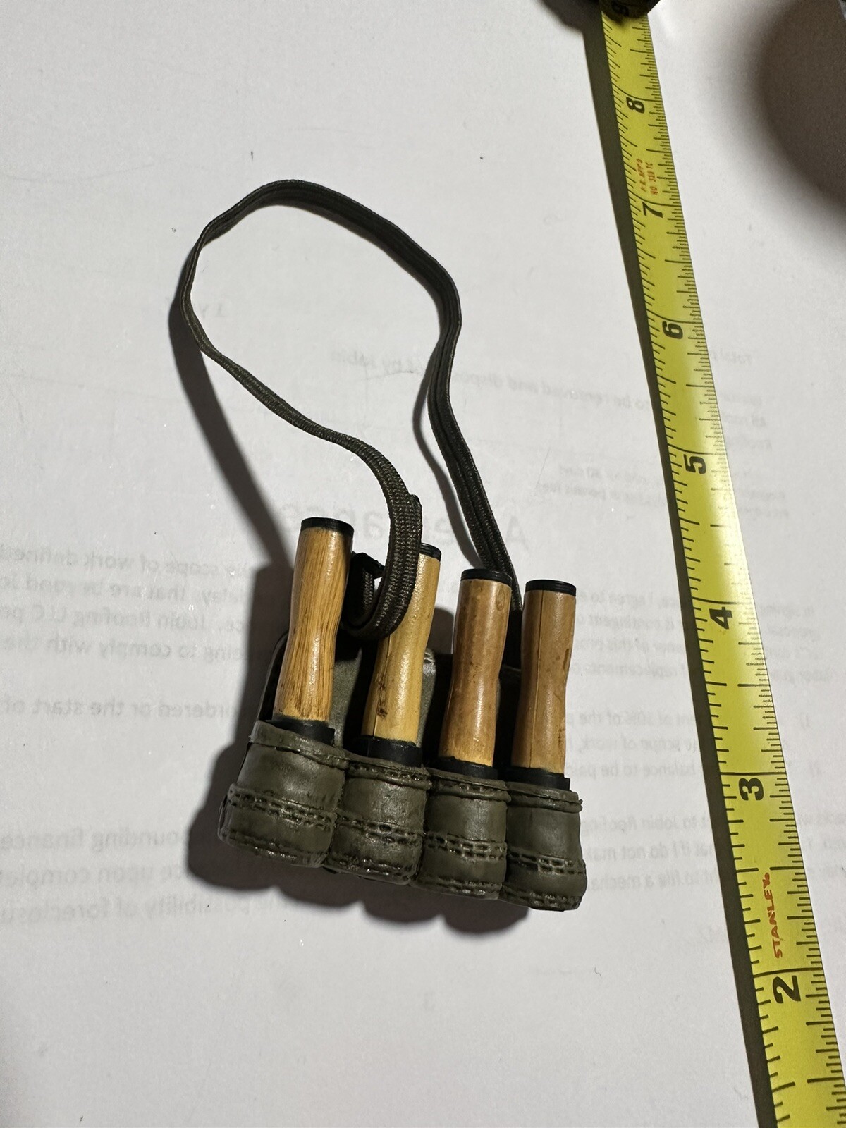 1/6 scale gi joe 4 pack Stick grenades Throwing Bombs satchel | eBay