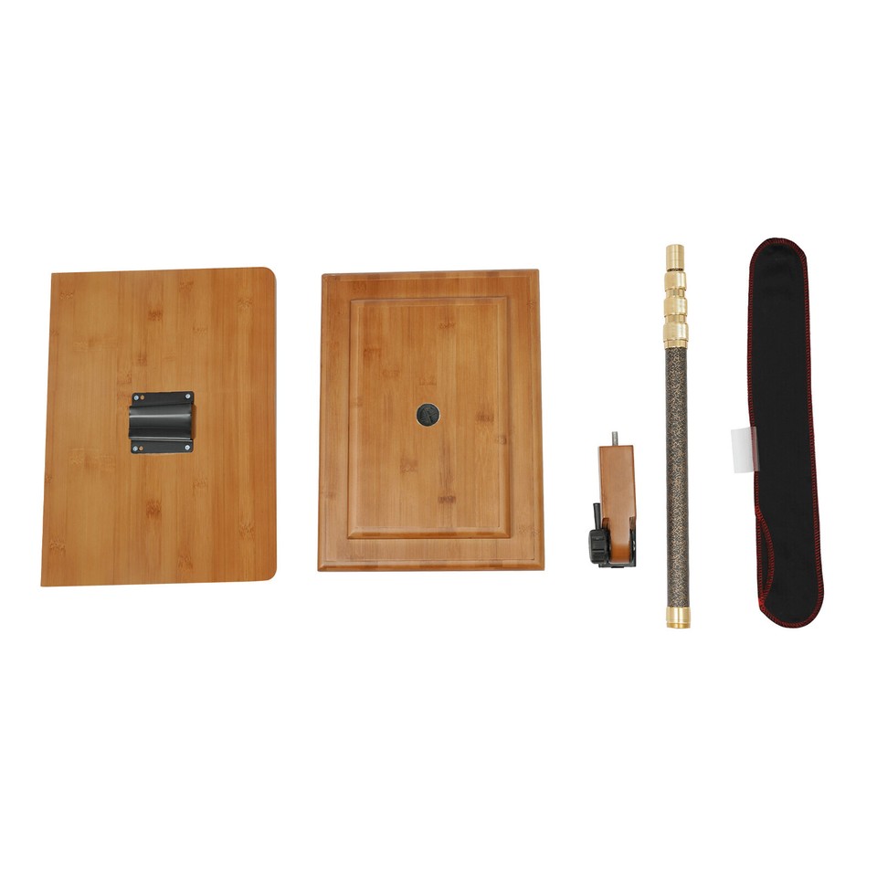Portable Musician's Bamboo Music Stand For Sheet Music Height ...