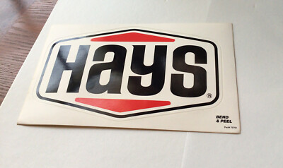 Racing Sticker - HAYS #75701 - $6.99 | eBay