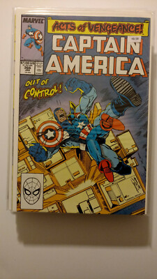 CAPTAIN AMERICA 366 OUT OF CONTROL! MARVEL HIGH GRADE COMIC BOOK K6-58 ...