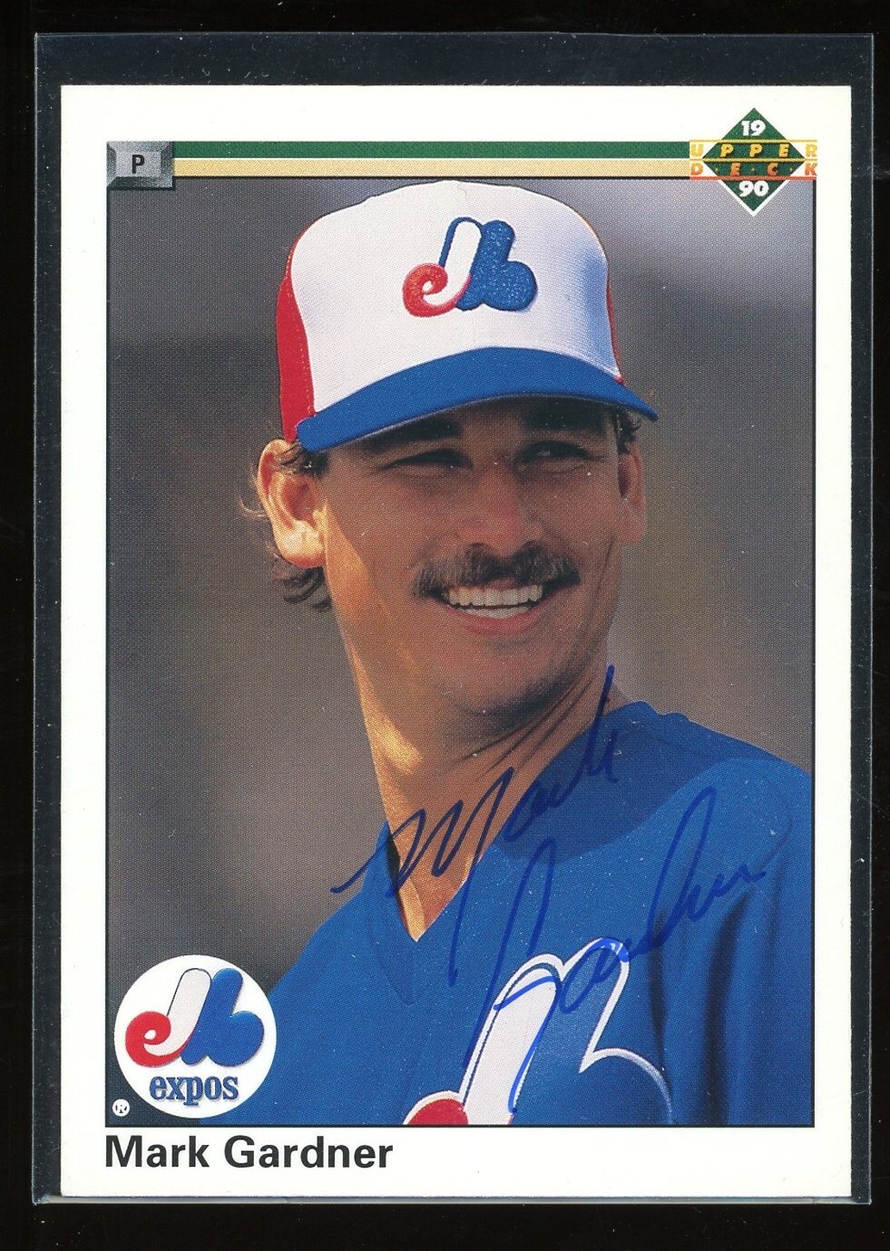 1990 Upper Deck MARK GARDNER Signed Card autograph AUTO EXPOS GIANTS DODGERS | eBay