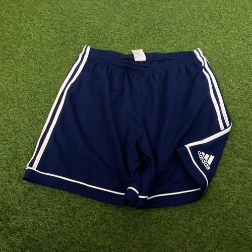 Adidas Nylon Football Shorts Vintage Retro XL Blue | eBay