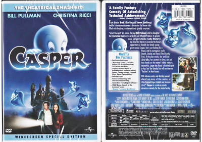 Casper (DVD 1995) Bill Pullman Christina Ricci 25192379420| eBay