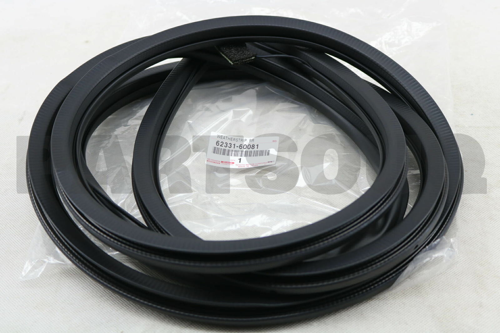 6233160081 Genuine Toyota WEATHERSTRIP, REAR DOOR OPENING TRIM, RH ...