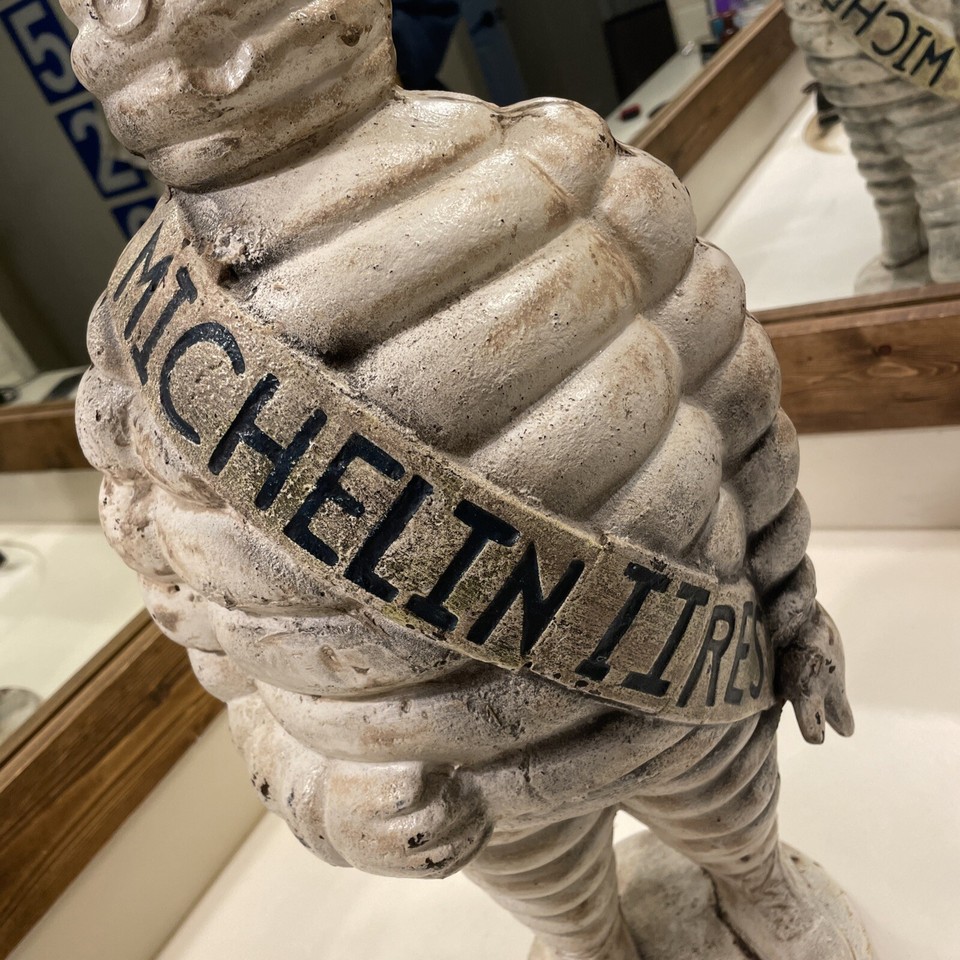 Bibendum Michelin Man Cast Iron Statue 1940s Tire Store Display ...