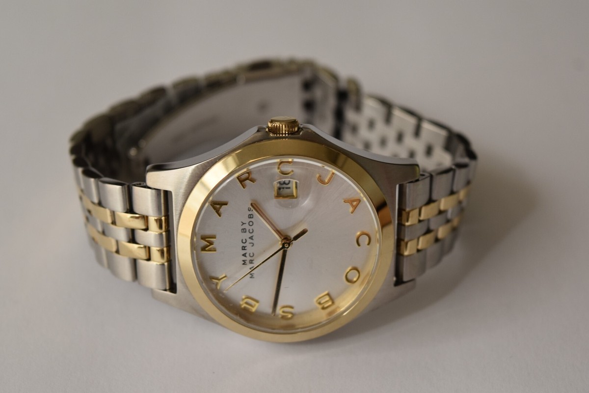 Marc By Marc Jacobs Women's Two Tone SS Silver Dial MBM3319 Marc By Marc Jacobs Women's Two Tone SS Silver Dial MBM3319