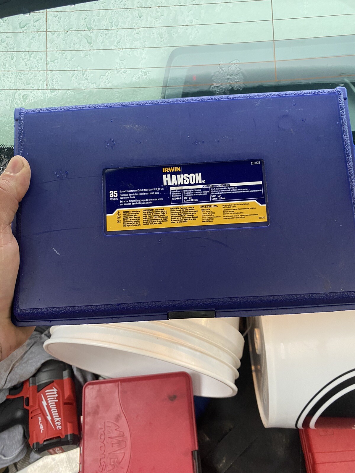 1X IRWIN Tools Hanson Screw Extractor and Drill Bit Set, 35 Piece ...