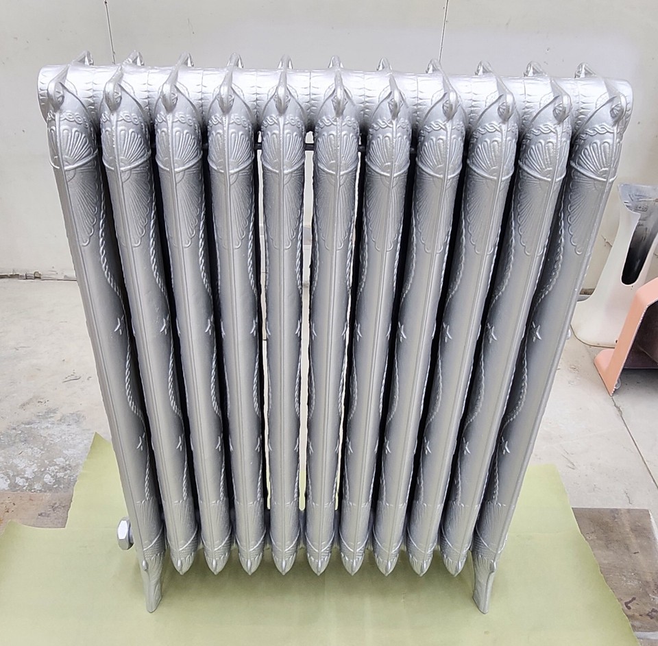 Victorian Radiator Cast Iron hot water steam antique heating star rope ...