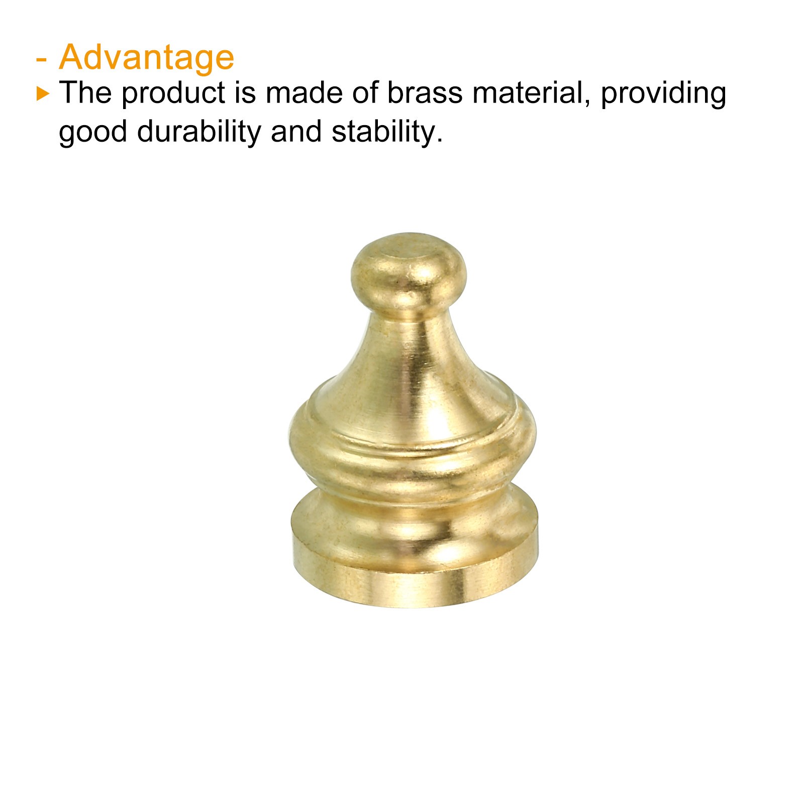 2pcs M10 Lamp Finial Cap Knob Shade Harp Top Screw Decoration for Table ...
