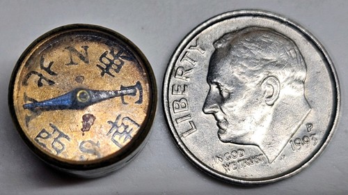 WWII Japanese Miniature Compass & Clock .25 " | eBay