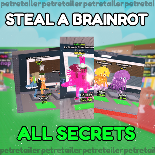 All Brainrots In Steal A Brainrot