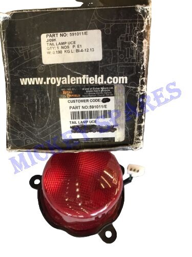 ROYAL ENFIELD BACK BRAKES LIGHT PART NO.591011 GENUINE ROYALENFIELD ...