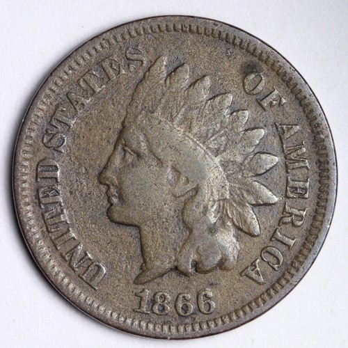 1866/66 Indian Head Cent Penny CHOICE FINE E112 YHX | eBay