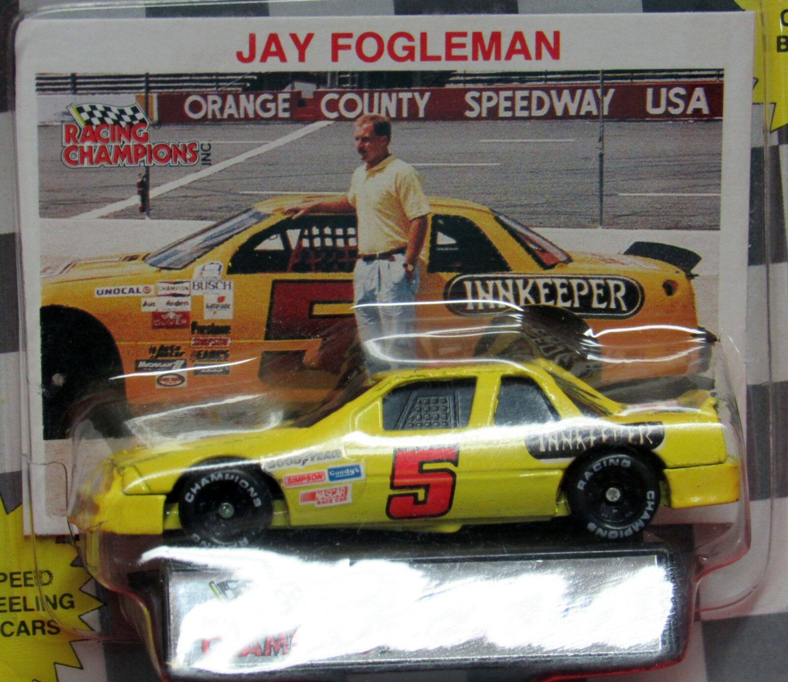 Jay Fogleman No. 5 1991 1:64 Die Cast Car - Racing Champions | eBay