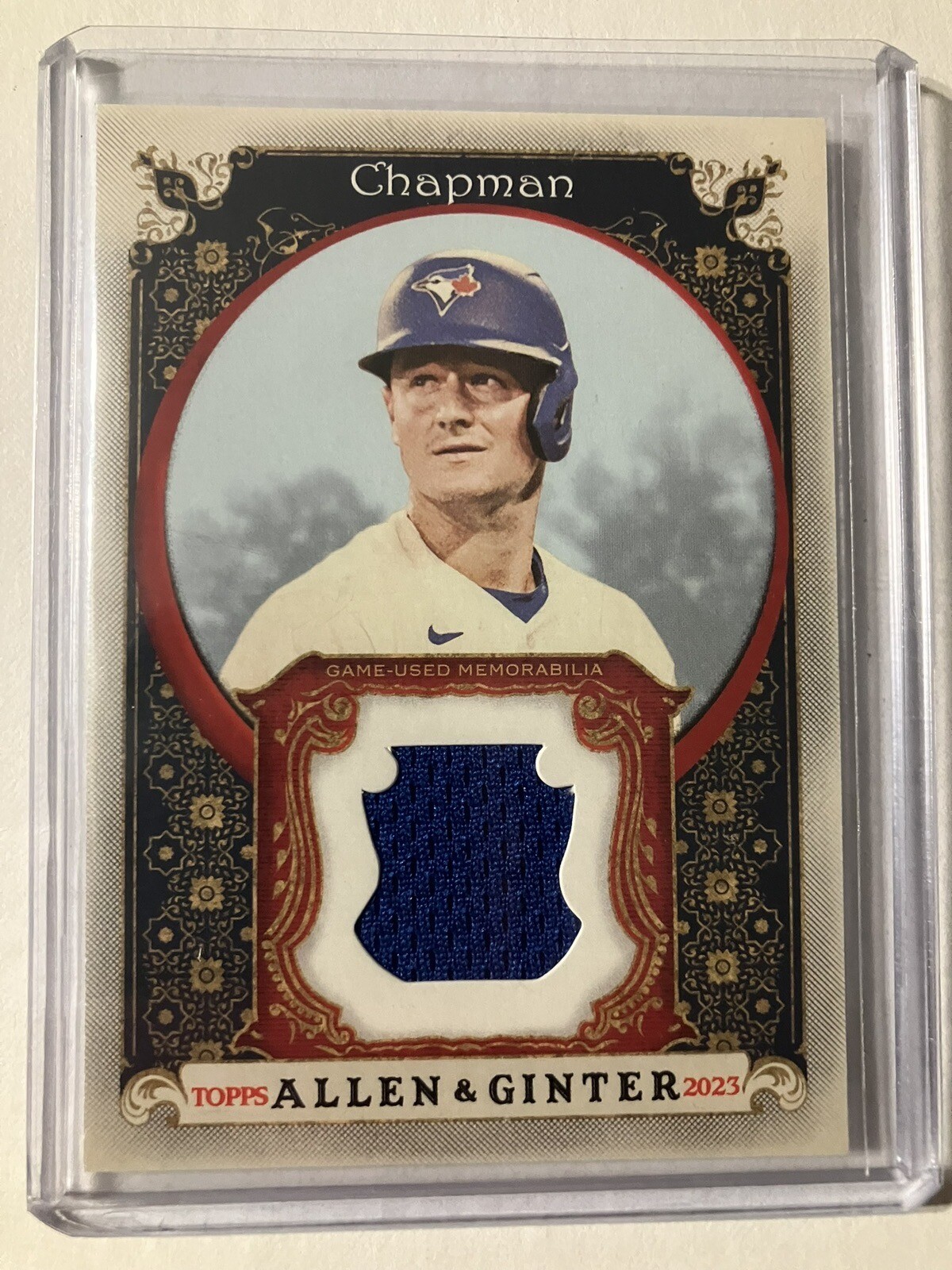 2023 Topps Allen & Ginter Matt Chapman AGRB-MC Full Sized Blue Relic | eBay