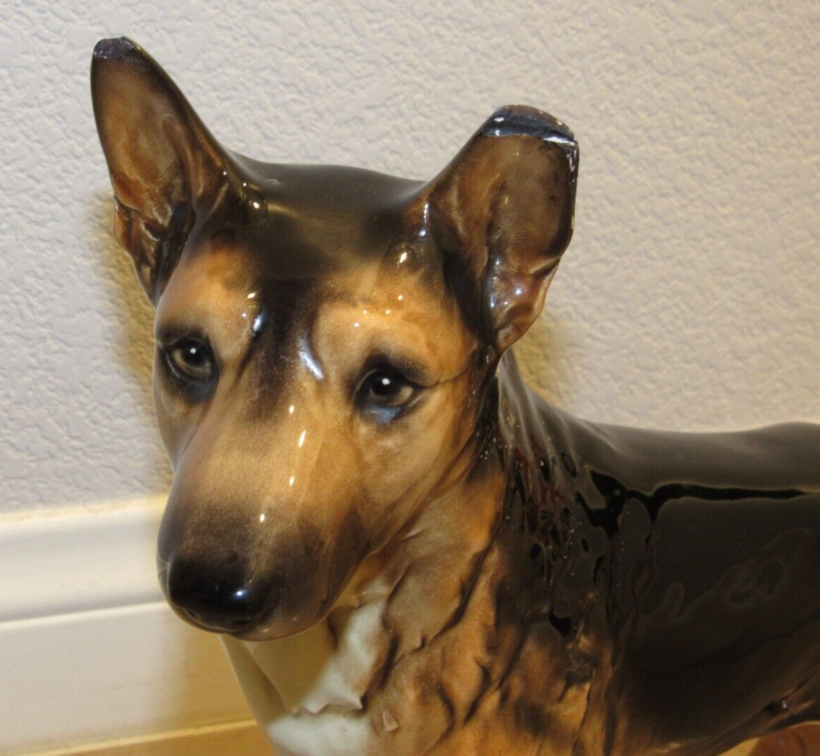 Vintage German Shepherd Goebel W. Germany Figurine - READ DESCRIPTION ...