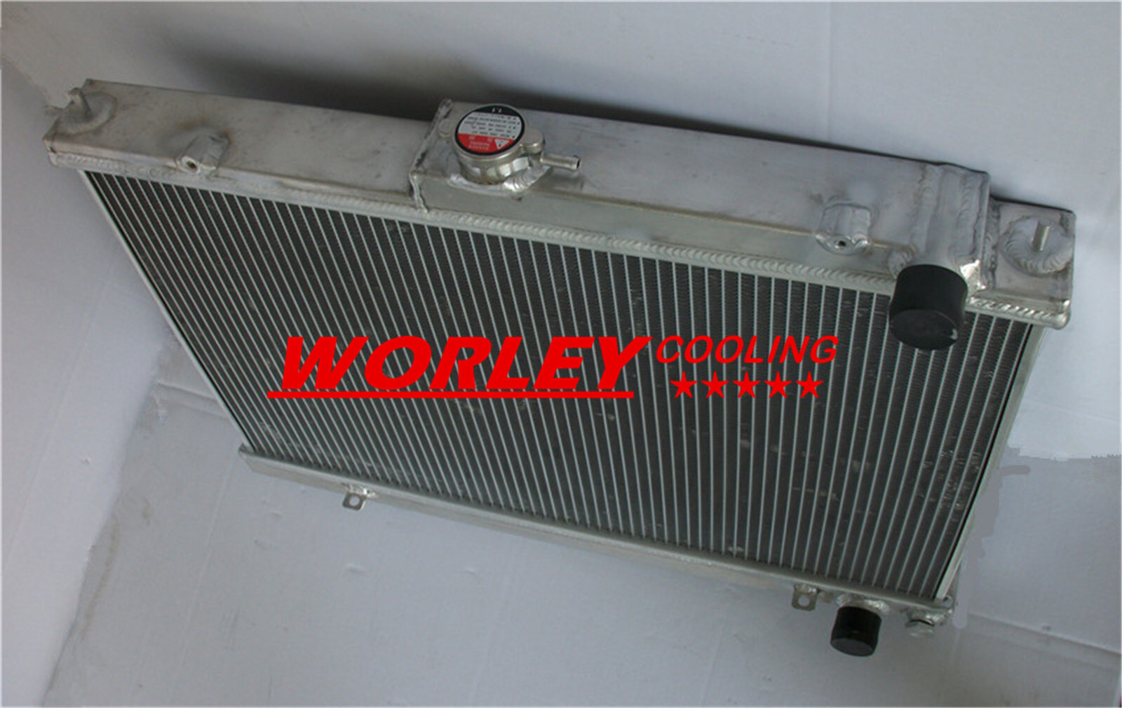 QLD-44mm 3 ROW aluminum radiator for Skyline R33 R34 GTR GTST RB25DET ...
