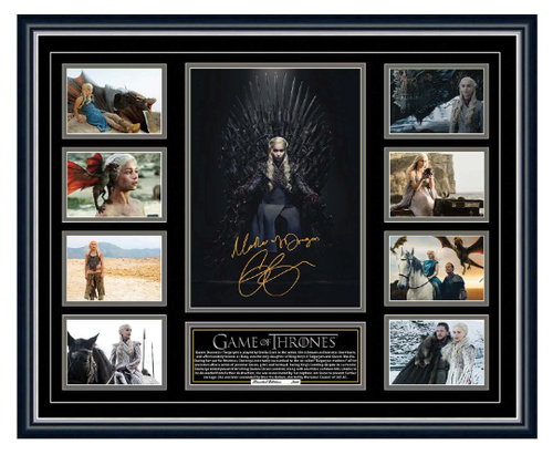 Game Of Thrones Daenerys Targaryen Emilia Clarke Signed Limited Edition ...