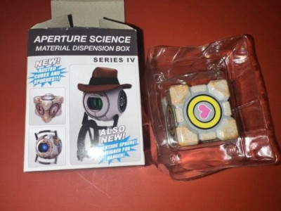 Aperture Science Portal Mini Turret Series IV Rusted Companion Cube ...