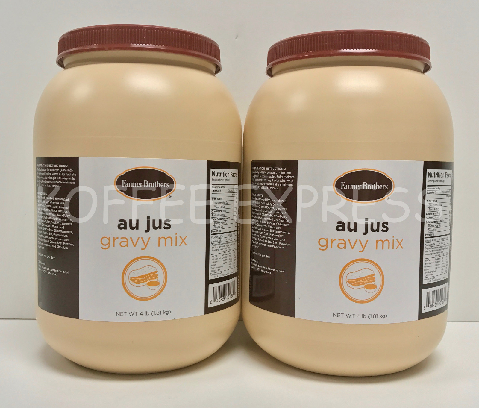 Au Jus Gravy Mix (2 containers/4 lb ea) - Farmer Brothers #042093-2 | eBay