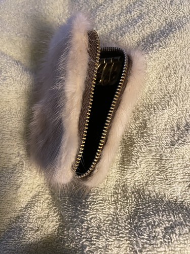 Real Mink Fur Key Wallet | eBay