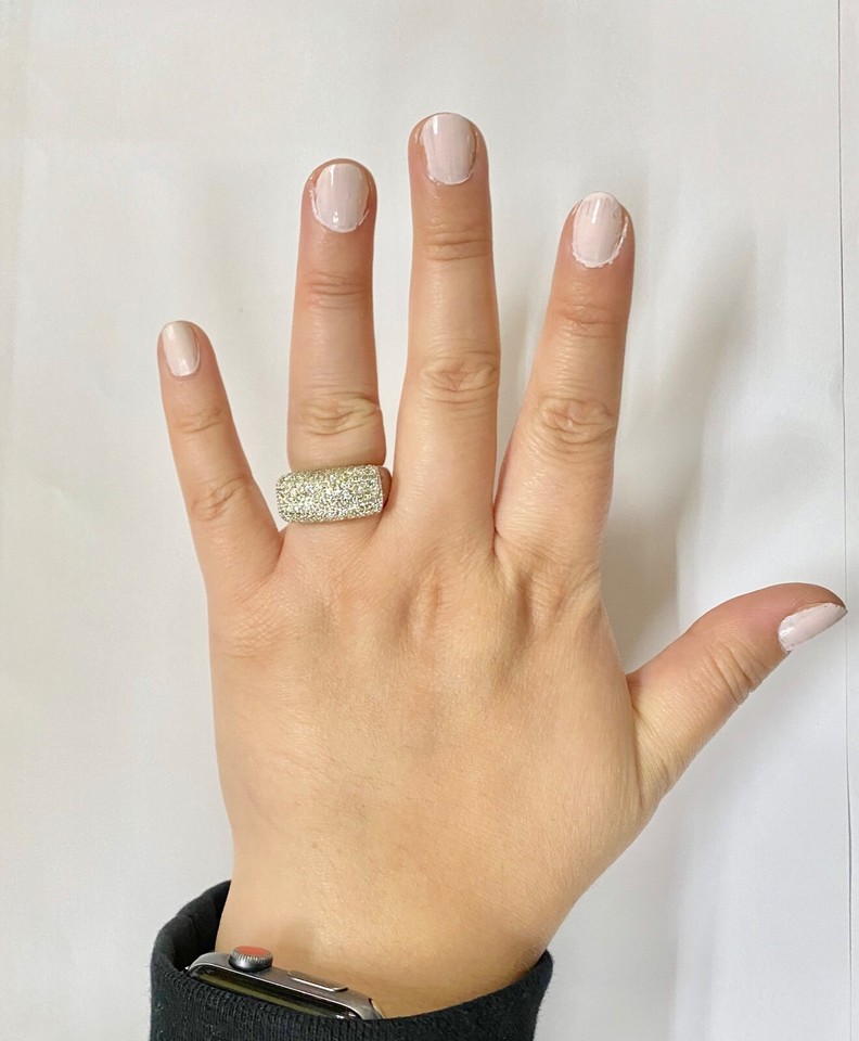 Unisex 18k White Gold Ring with 1.67ct Diamonds (Size 7) | eBay