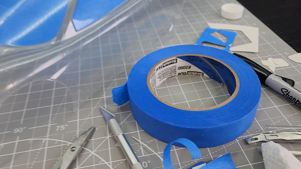 West Coast RC Car Paint Masks - XXX Main Pre-cut Vinyl RC Body Masking ...