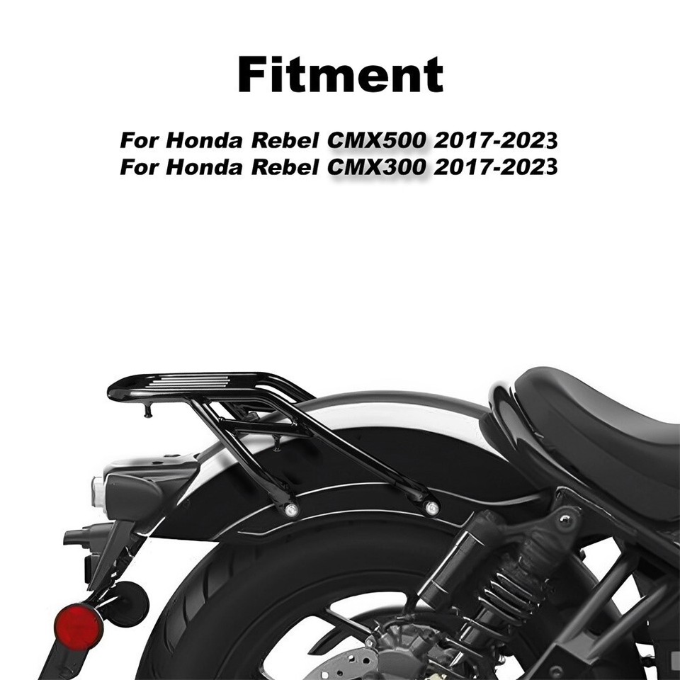 Luggage Rack Carry Carrier Holder For Honda Rebel CMX300 CMX500 / ABS ...
