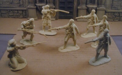 Lot Of 7 1/32 Conte Custom Alamo Defenders Alternate Poses & Stock ...