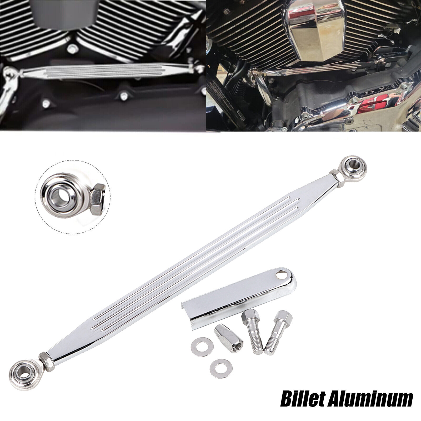 Chrome Shift Linkage Shifter Gear Link for Harley Street Glide Heritage ...