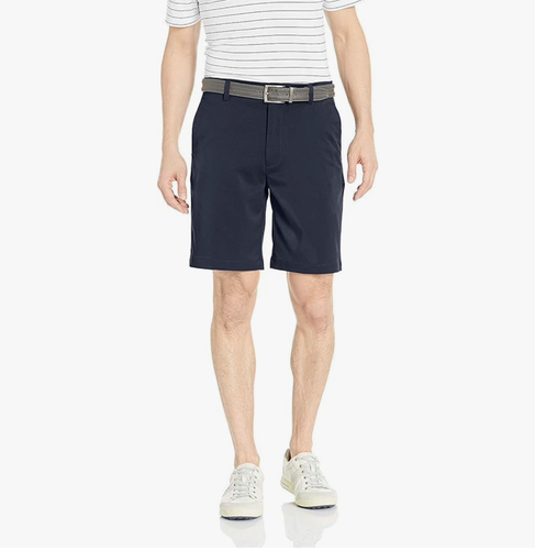 NWOT Amazon Essentials Mens Stretch Classic Fit Navy Golf Shorts (32 ...