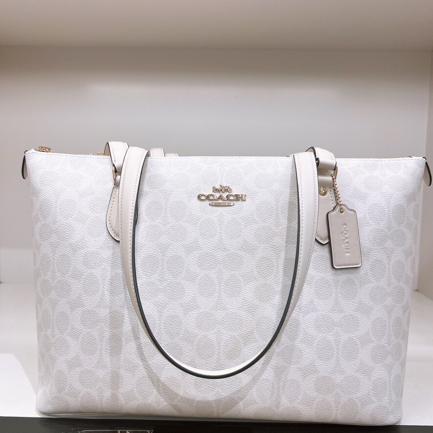 NWT Coach Gallery Tote Bag In Signature Canvas CW381/CV402 | eBay