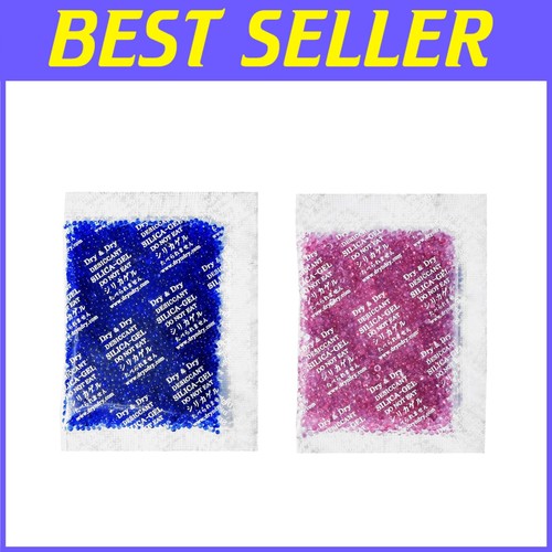 100 Packets 20g Silica Gel - Color-Changing Indicator | eBay